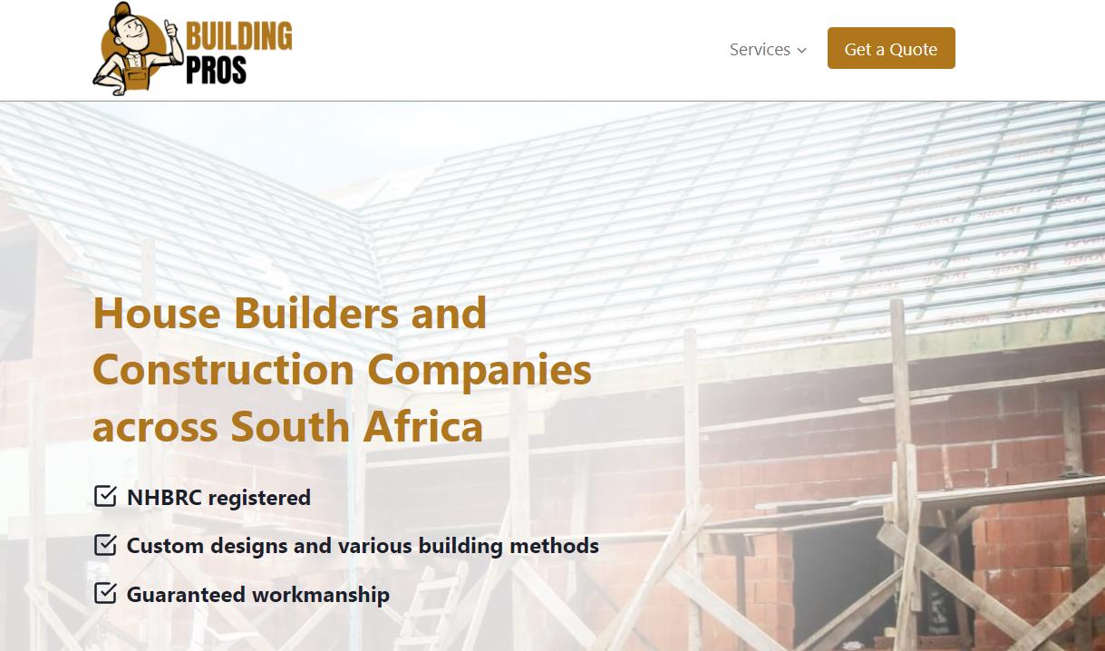 Building Pros - House Builders Pretoria Akasia, Gauteng - Building